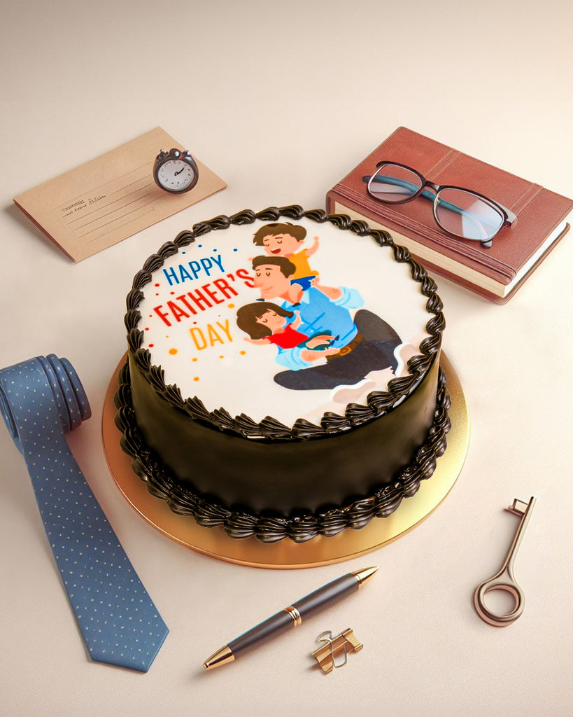 Animated Father's Day Cake – Cutie Pie Cakes